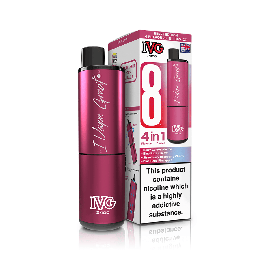 Shop IVG 2400 Big Puffs Disposable Vapes | I Vape Great