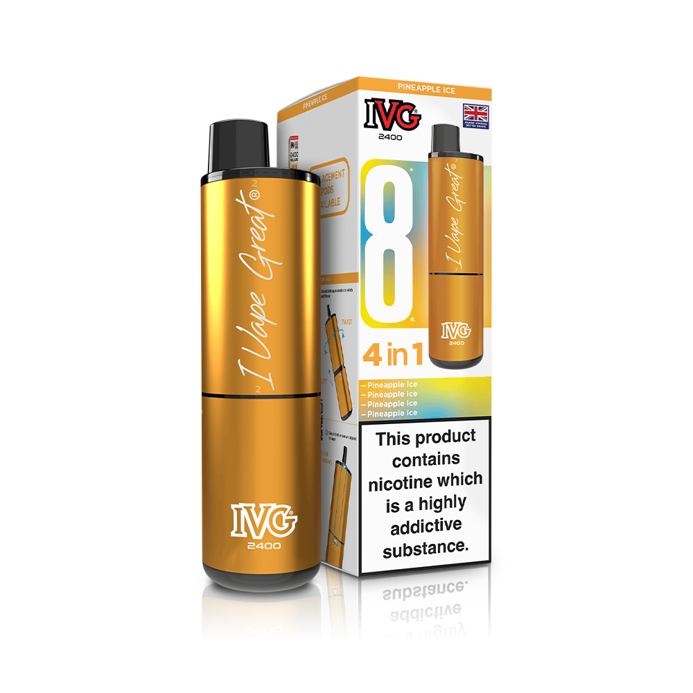 Pineapple Ice Edition IVG 2400 4 In 1 Starter Kit | Up to 2400 Puffs
