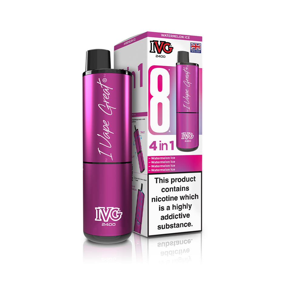 IVG 2400 4-in-1 Kits & Pods | Up to 2400k Puffs | Free Delivery £30+