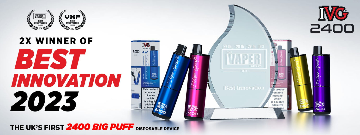 UK's Best Vape Store | Shop E-liquids, Disposables, & Vapes | IVG