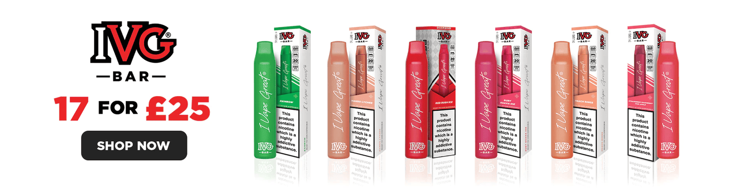 UK's Best Vape Store | Shop E-liquids, Disposables, & Vapes | IVG