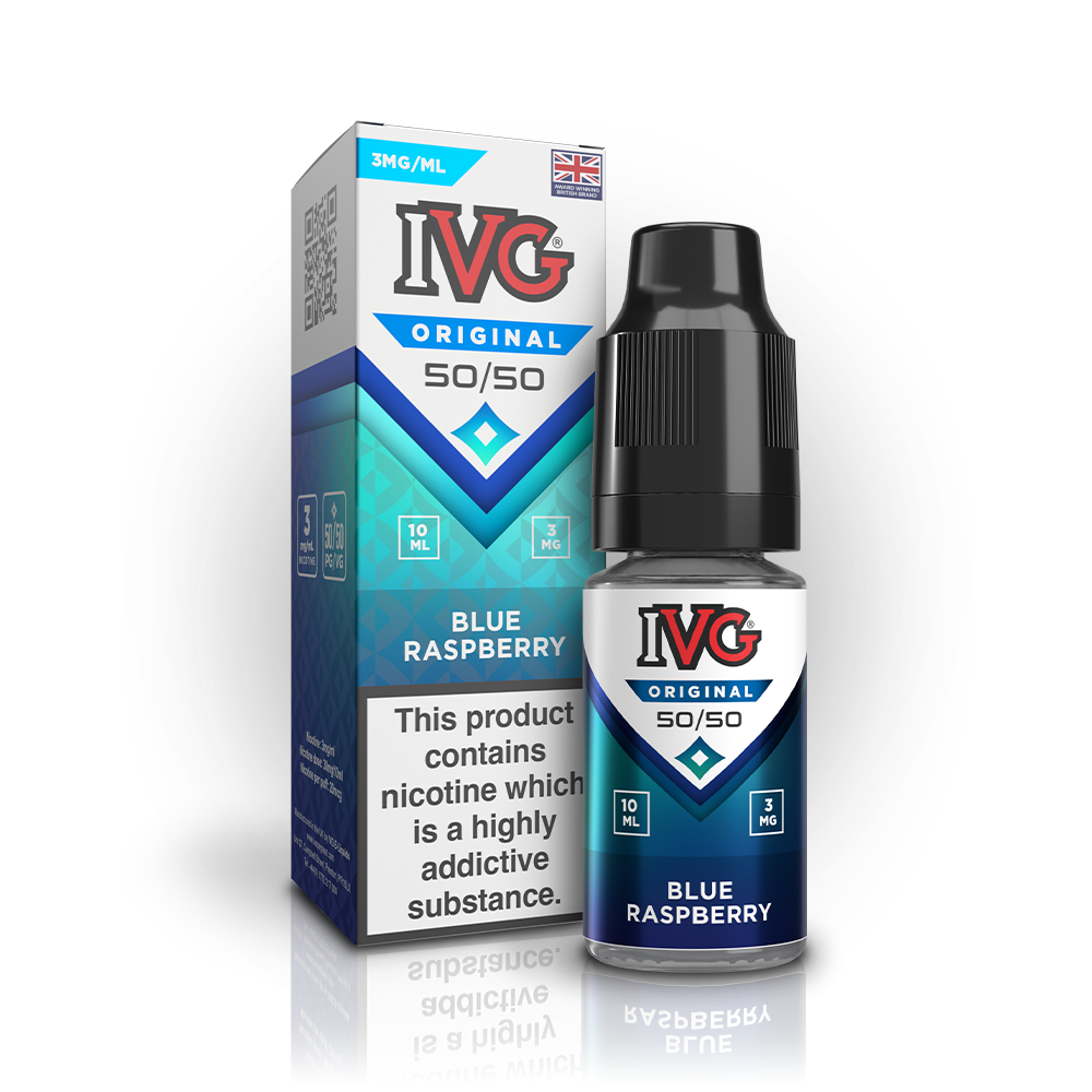 Blue Raspberry IVG Original 50/50 E-Liquid | £3.49 Each
