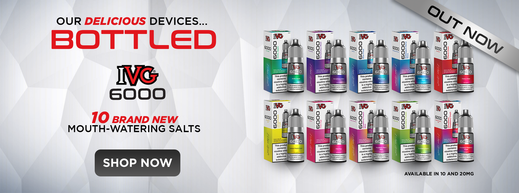 UK's Best Vape Store | Shop E-liquids, Disposables, & Vapes | IVG