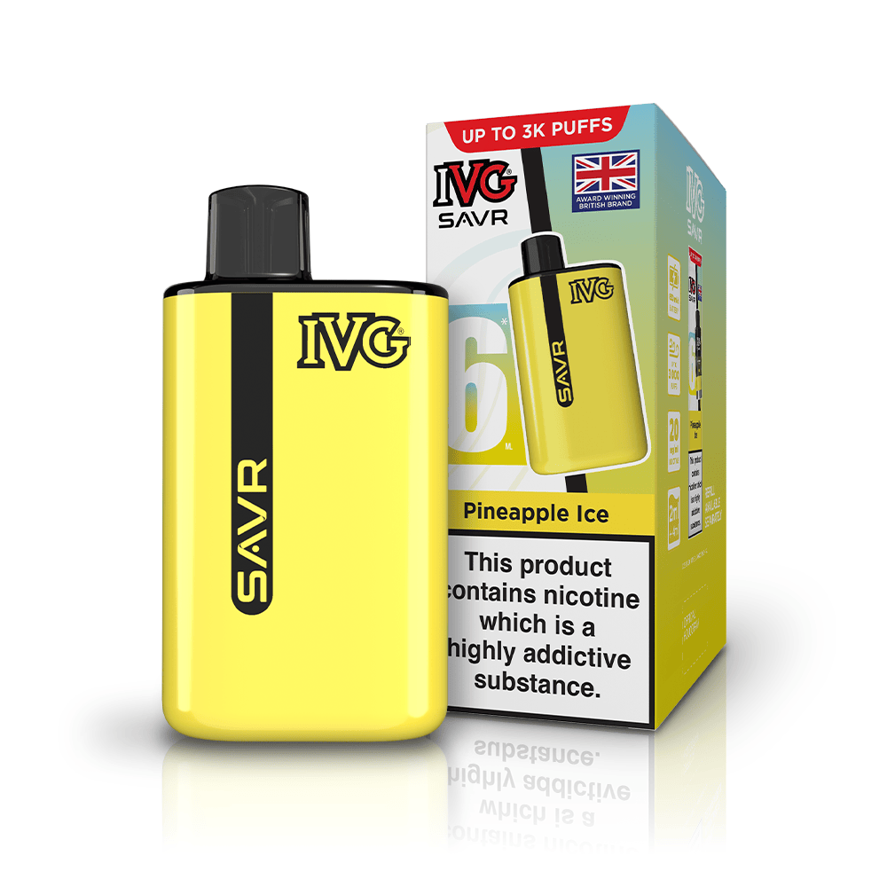 Pineapple Ice IVG SAVR Vape Kit | Up to 3k Puffs | £5.99