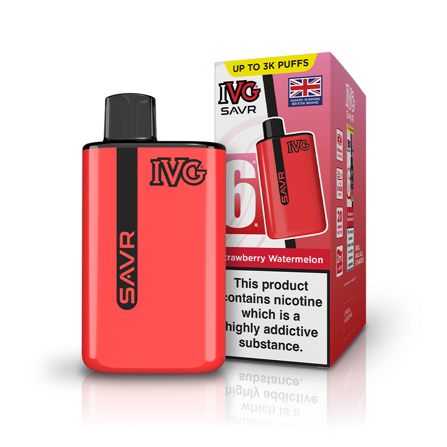 IVG SAVR Kits & Pods | Up to 3k Puffs | £30+ Free Delivery