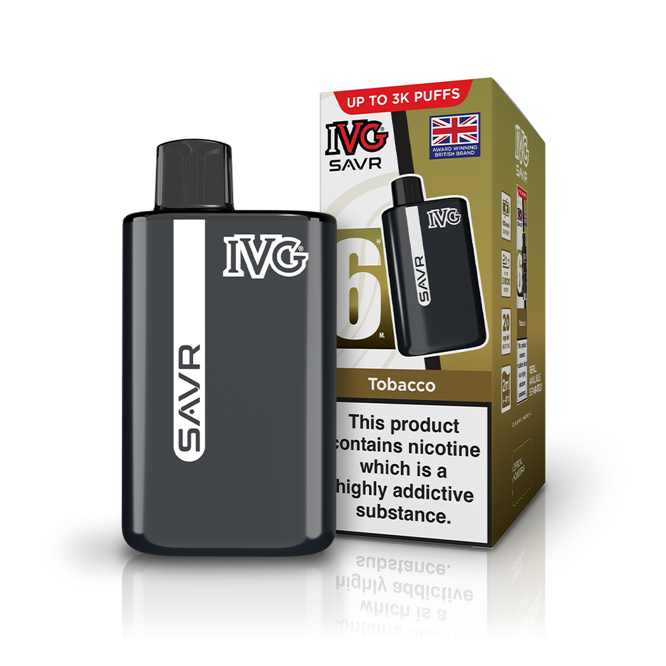 IVG SAVR Kits & Pods | Up to 3k Puffs | £30+ Free Delivery