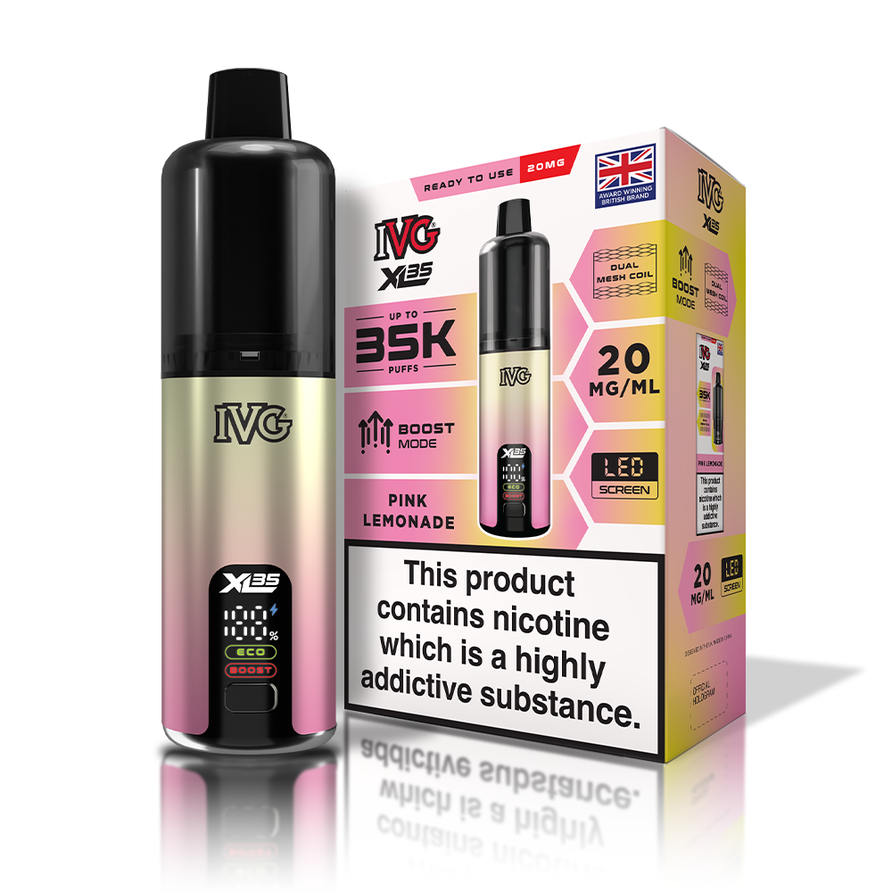 Pink Lemonade IVG XL35 Starter Kit | Up to 35k Puffs | £14.99