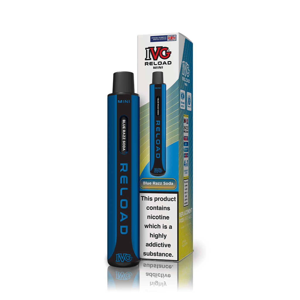 Blue Razz Soda IVG Reload Mini Starter Kit | Up to 600 Puffs | £5.99