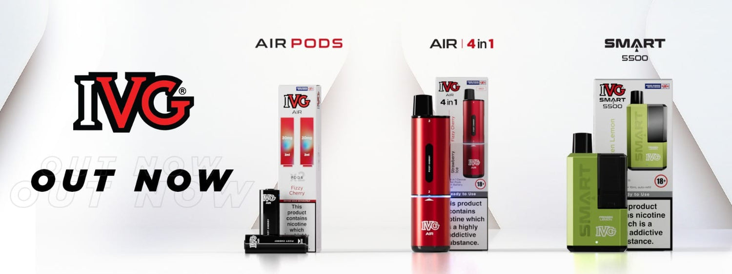 UK's Best Vape Store | Shop E-liquids, Disposables, & Vapes | IVG